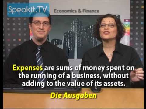 Geschäftsenglisch | 3) ECONOMICS / FINANCE - WIRTSCHAFTLICHKEIT UND FINANZEN | Speakit.tv (52099-03)