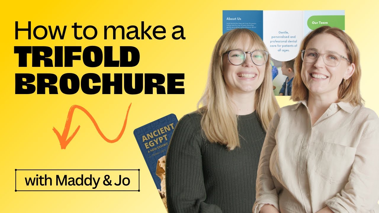 How to make a Trifold Brochure