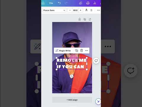 Remove ANY Text from an Image with Canva #canva #canvaforbeginners