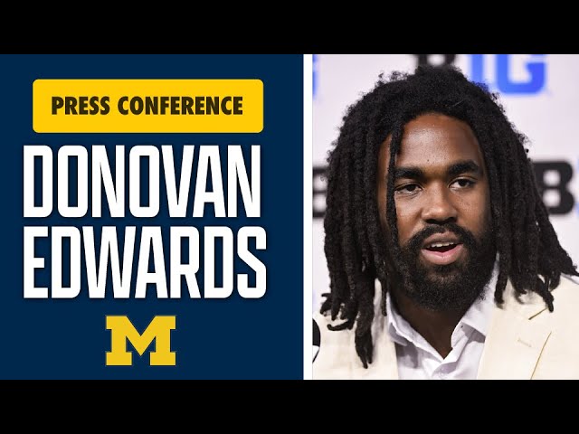 Michigan star Donovan Edwards opens up about crying in the locker room during his first year ...