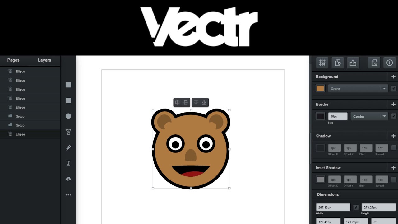 Tutorial Emoticon in Vectr (Free Vector Editor)