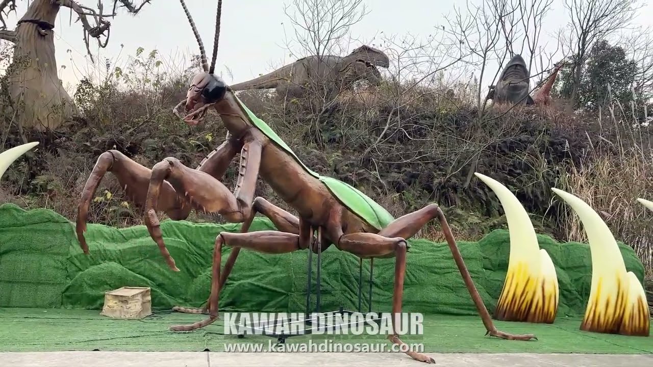 Animatronic Mantis Model With Movements Animatronic Insects Customizable