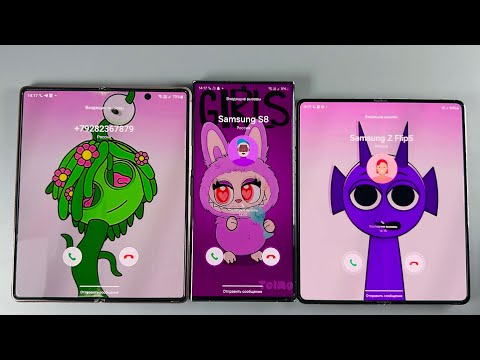 Outgoing & Incoming Call Sprunki vs Labubu Call / Samsung Fold5 Fold2 / Samsung S23 Ultra