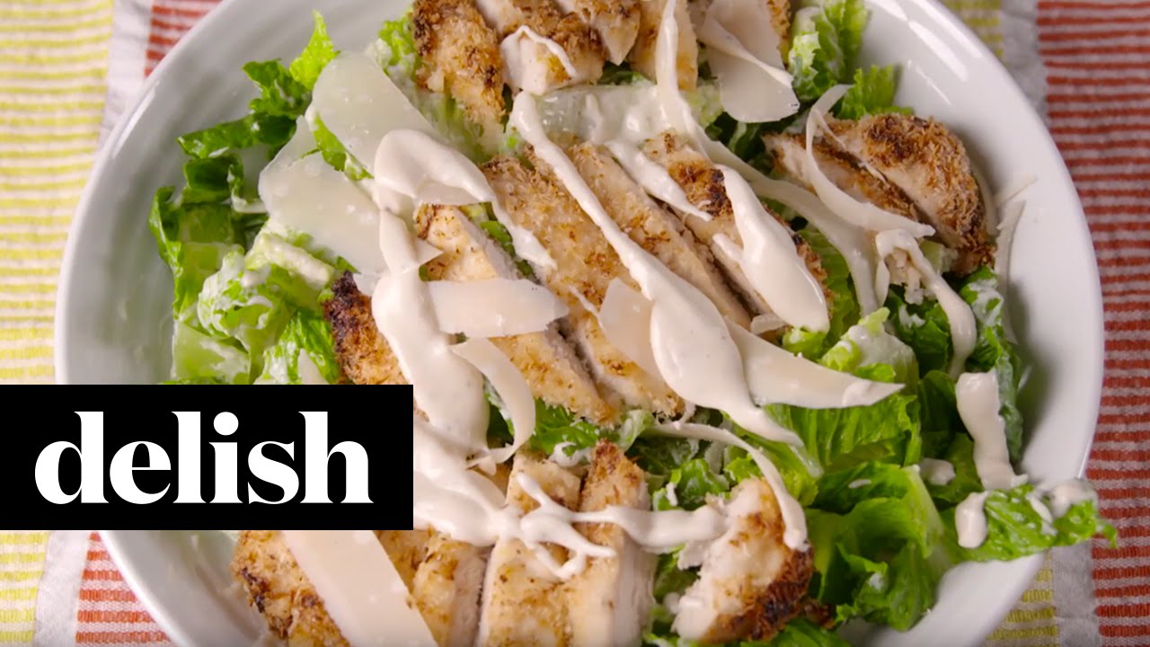 Crispy Chicken Caesar | Delish