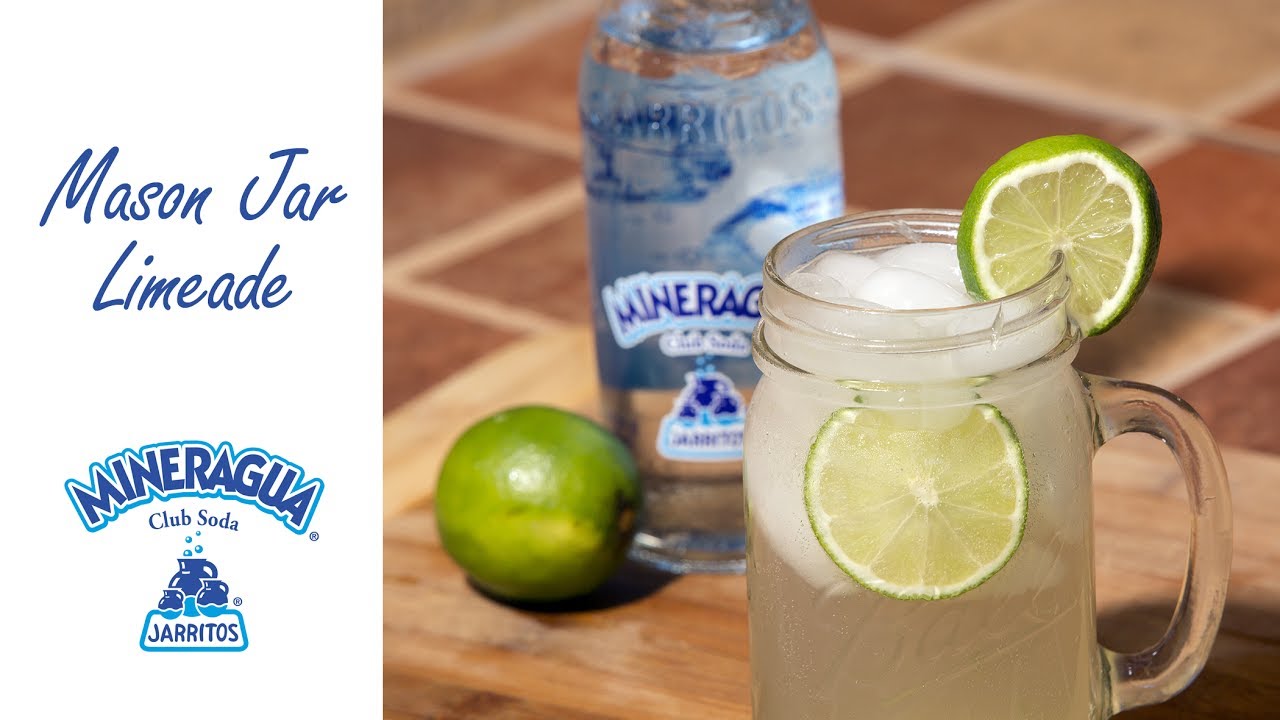 Mineragua Mason Jar Limeade