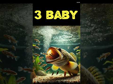 Auratus cichlid fish giving birth. ππ¬ #λ¬Όκ³ κΈ° #fish #fishing