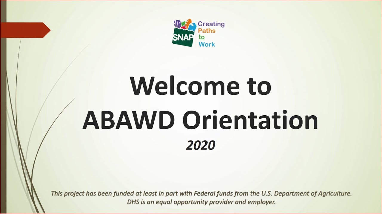 WorkSource Oregon - ABAWD Orientation 2020