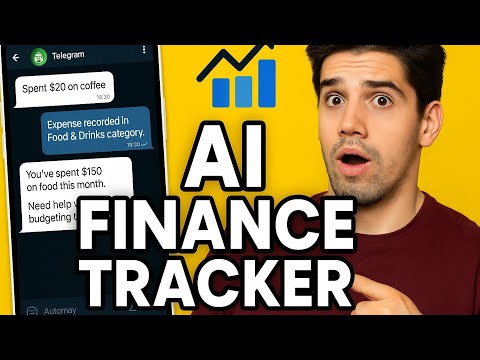 I built an AI personal finance tracker telegram bot by using n8n automation