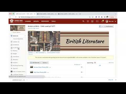Follow-Along Start of Year Course Set up