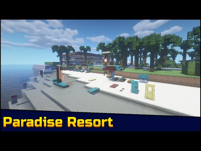 Pixel Gun 3D - Paradise Resort Minecraft Map