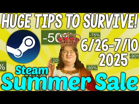 6 HUGE Tips to SURVIVE The STEAM SUMMER SALE 2025!