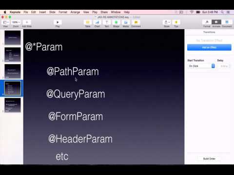 Java Web Service Interview Questions - REST/JAX-RS ANNOTATIONS