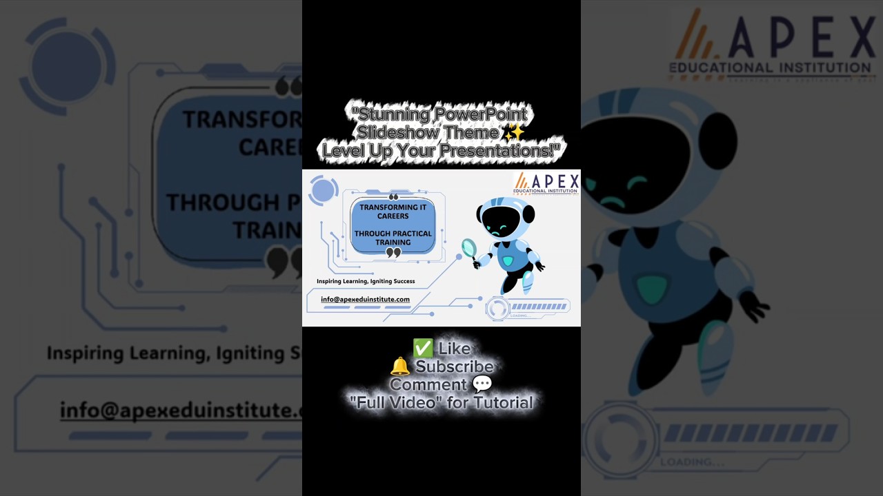 Eye Catching PowerPoint Slideshow Theme 🔥  Make Your Presentations Stand Out! #powerpoint #template