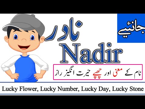 Nadir Name Meaning in urdu | Nadir Naam ka Matlab kya hota hai