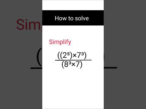How To Simplify Maths Fast! ✏️ #Shorts