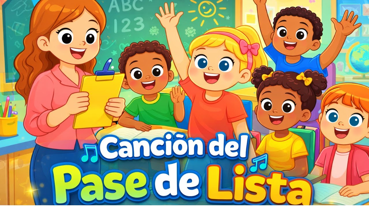 Pase de Lista Cantado | Rutina Diaria para Niños de Preescolar