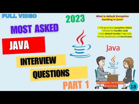 18 Most asked Core JAVA Interview Questions | PART 1| Freshers and Experienced | java tutorial