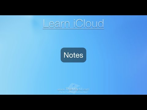iCloud Basics Lesson: Syncing Notes