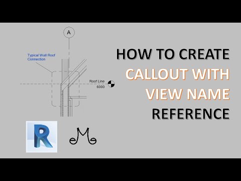 Revit tutorials - how to create callout with view name