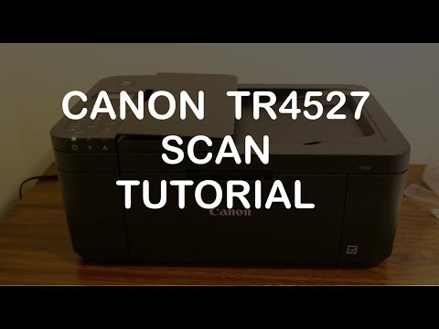 Canon TR4527 Scanning review.