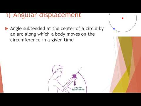 Chapter # 5 Rotational and Circular Motion Lecture # 1 (Class 11 ...