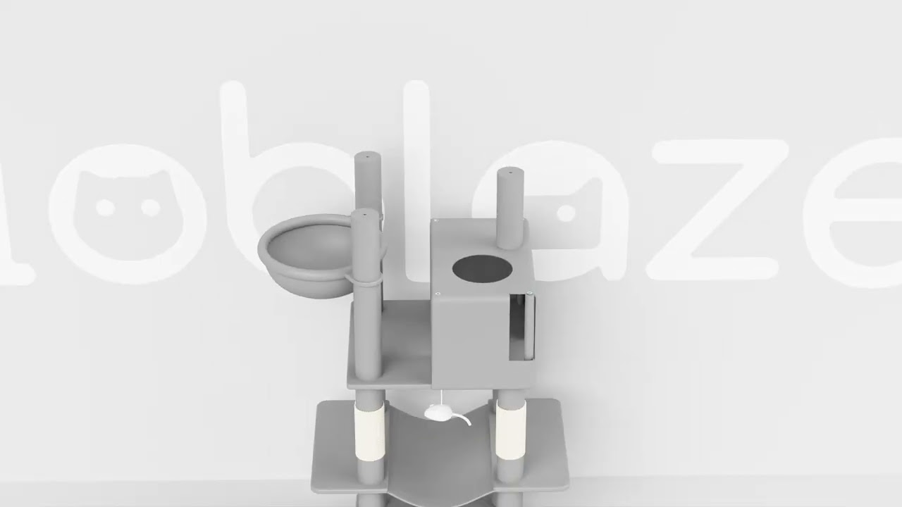 Globlazer F76 Cat Tree Assembly Guide