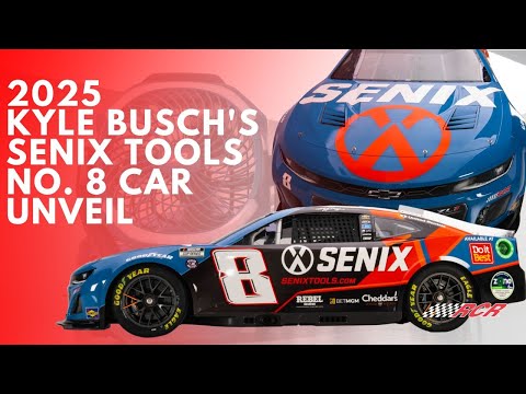 Kyle Busch's SENIX Tools No. 8 Car Unveil - 2025