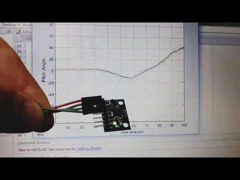 Plot data in real time using matlab