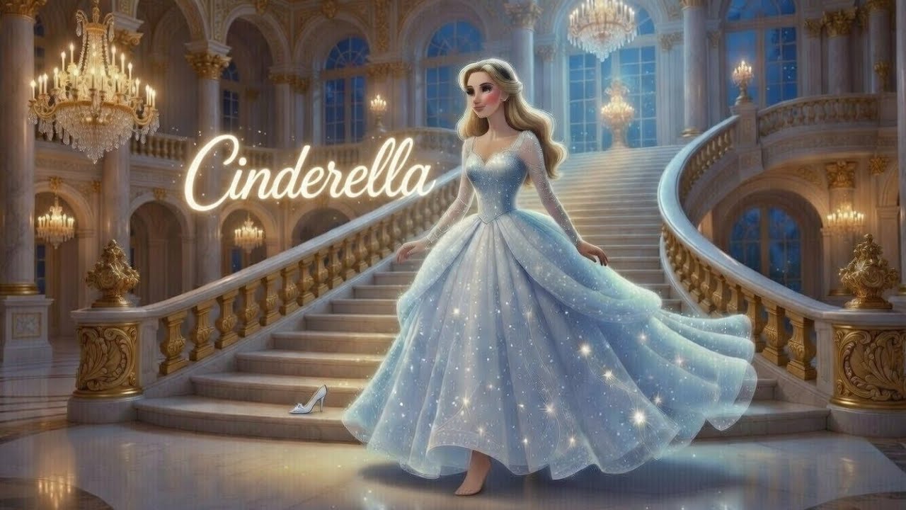 Cinderella | Classic Fairy Tale for All Ages | Disney Style animated Bedtime Moral Story in English”