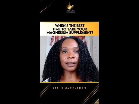 When’s the Best Time to Take Your Magnesium Supplement?