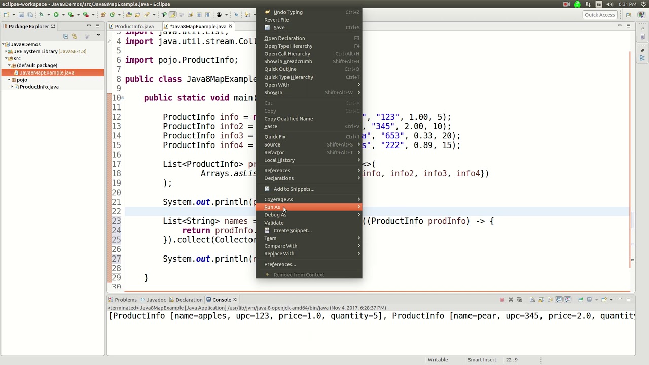 Java 8 streams map function tutorial
