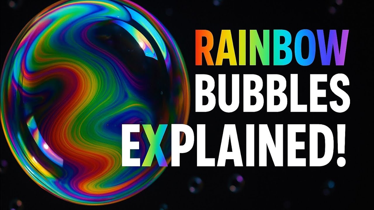 Why Do Soap Bubbles Shine with Swirling Rainbows? | The Science Explained 🌈
