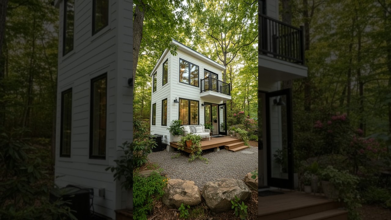 Tiny House Tour 🤍 Minimalist Decor & Peaceful Nature Views