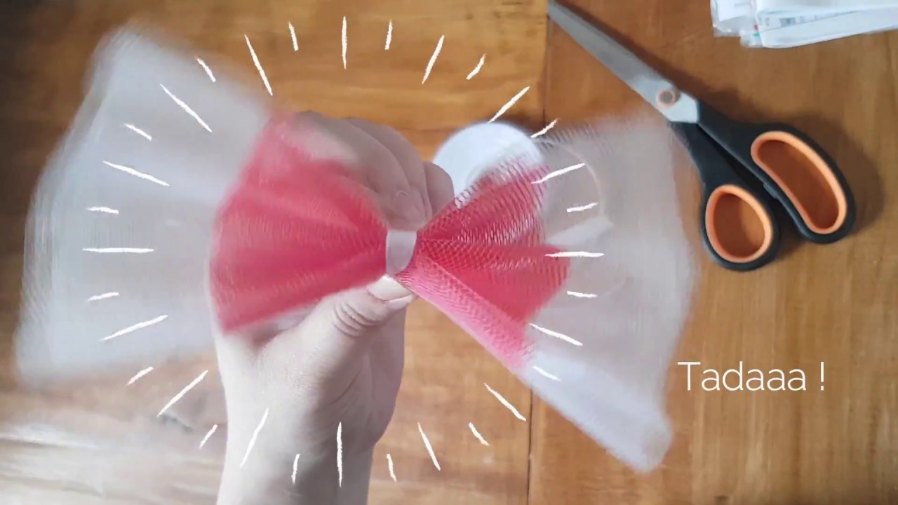 [Tuto] Noeud bicolore en tulle
