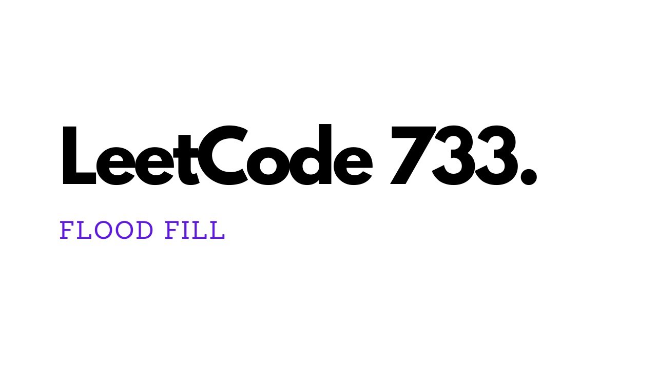 Flood Fill - LeetCode 733 - JavaScript