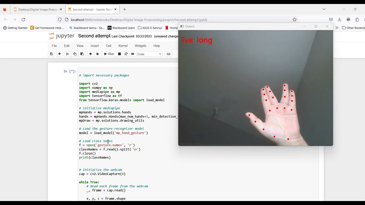 Hand Gesture Recognition with Python RealTime GestureDetection & Applications using Machine Learning