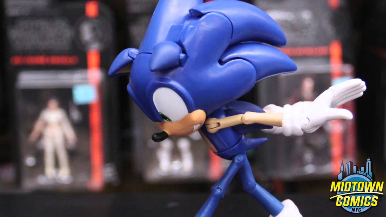 Sonic The Hedgehog 20th Anniversary 6-Inch Super Poser Action Figure Unboxing