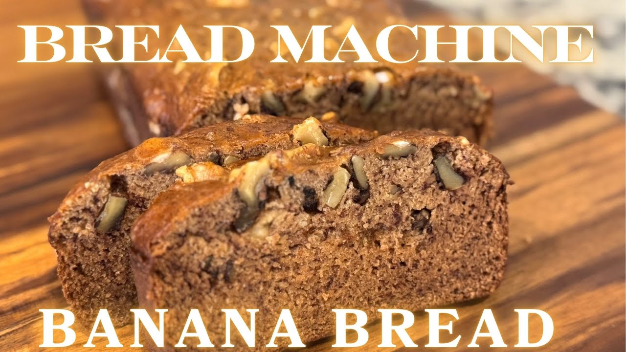 Easy Bread Machine Banana Bread Recipe - How to Make Banana Bread in the Bread Maker Machine