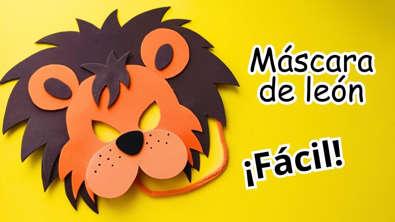 Cómo hacer una máscara de león