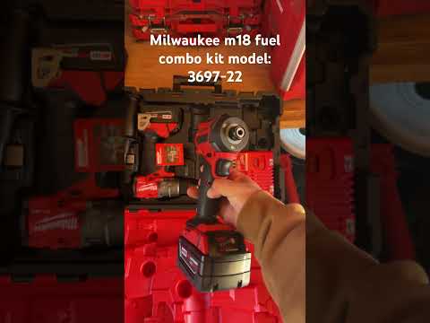 Milwaukee m18 fuel combo kit model: 3697-22 #milwaukeetools #powertools #milwaukee #milwaukeem18