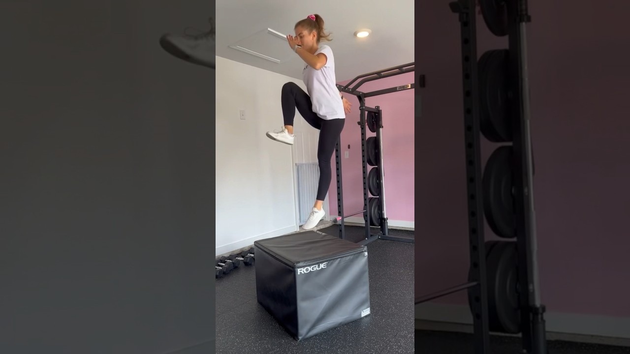 Step Up to Knee Drive Jump