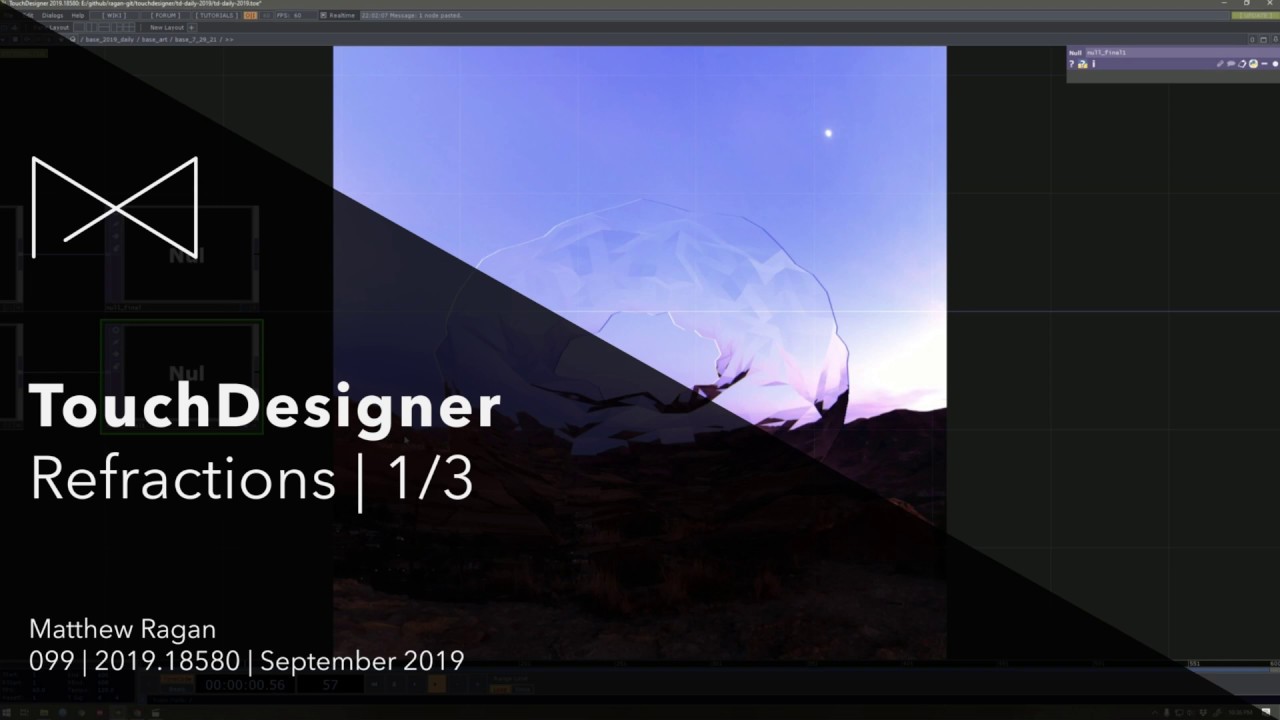TouchDesigner | Refractions 1/3