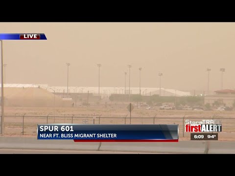 Fort Bliss migrant shelter conditions