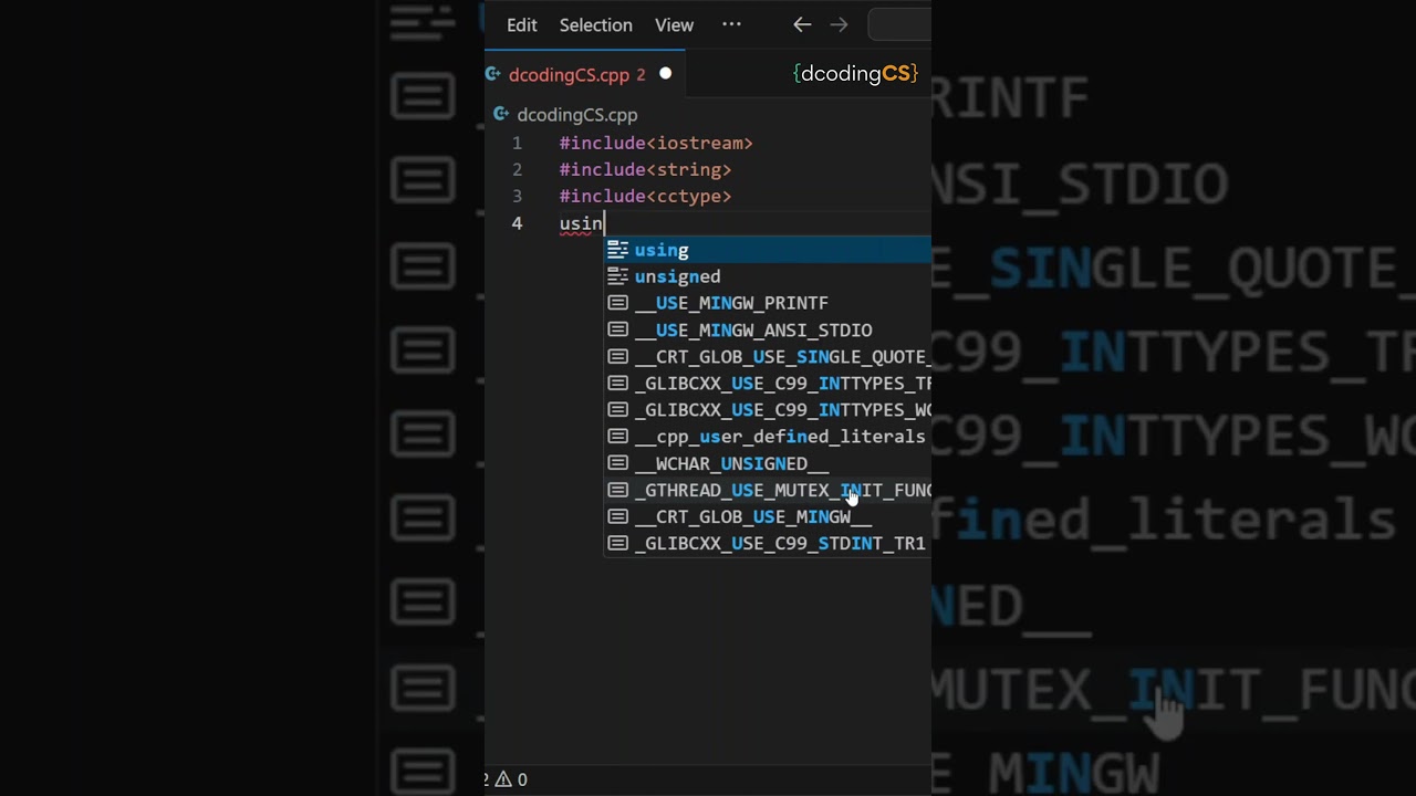 #codeforces 281A - Word Capitalization #dcodingCS #cplusplus #competitiveprogramming #coding