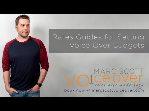 Rates Guides for Setting Voice Over Budgets
