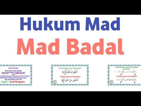 Mad Badal dan Contohnya