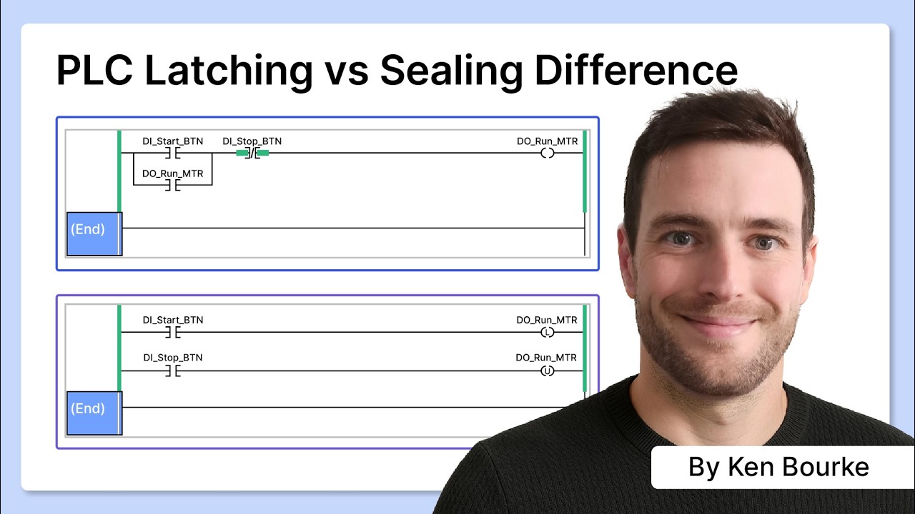 PLC Latching vs Sealing Explained Simply