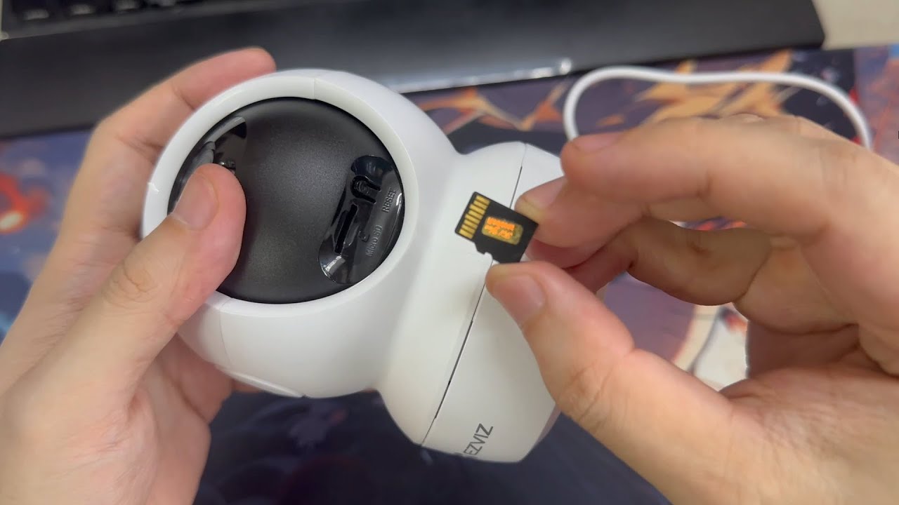 How to Insert SD Card to EZVIZ Wireless Security Camera | C6N
