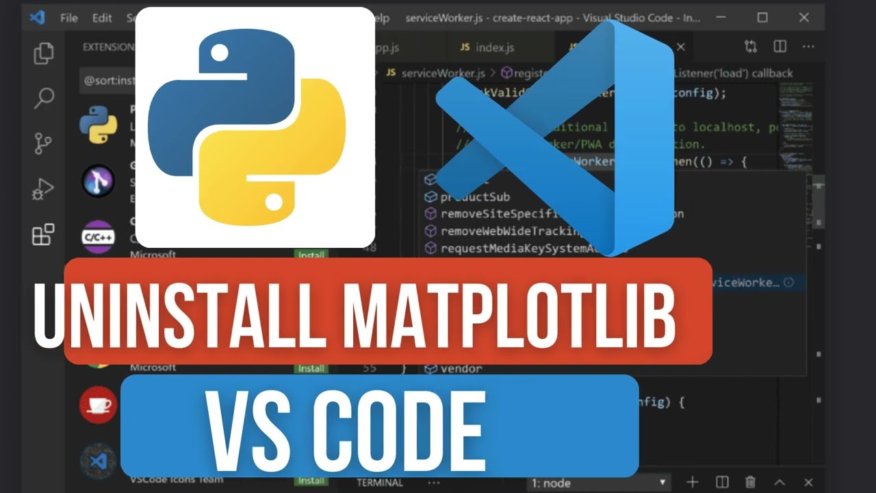 How to Uninstall Matplotlib in VS Code | Remove Matplotlib Package & Fix Import Errors in Python