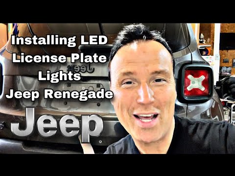 Jeep Renegade License Plate Bulb Replacement How To